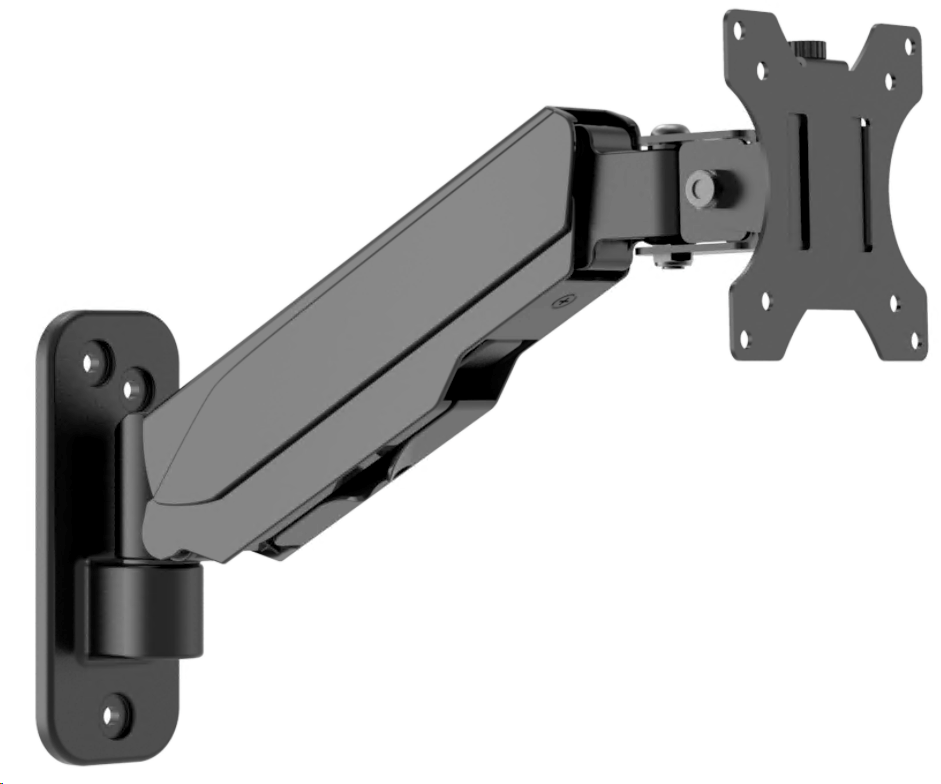 Väggfäste Multibrackets M Monitormount Wall Basic Single VESA, full motion mount, max 8 kg, VESA ...