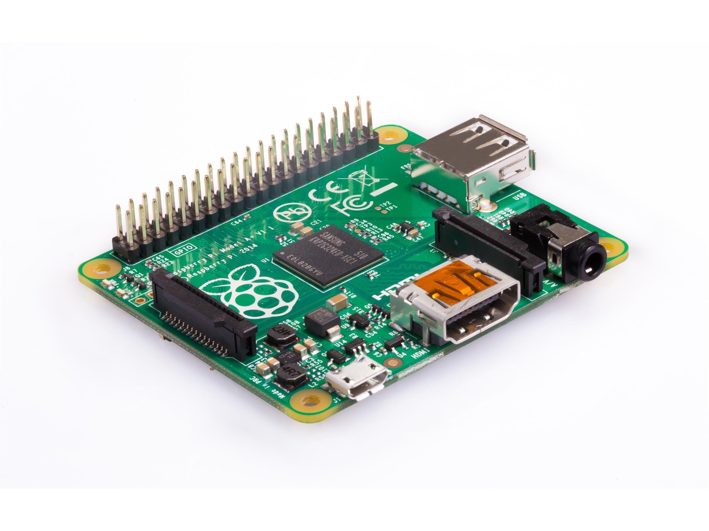 Raspberry Pi 3 model A+, enkortsdator, 512MB RAM, 1,4GHz Quad Core CPU ...