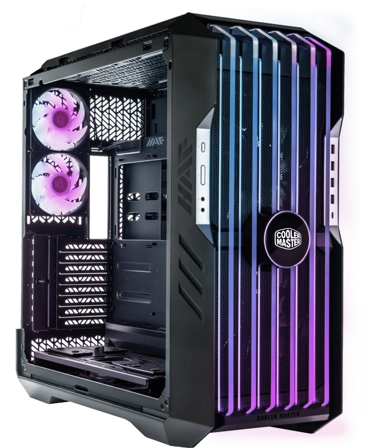 Cooler Master HAF 700, ATX - Svart/Transparent