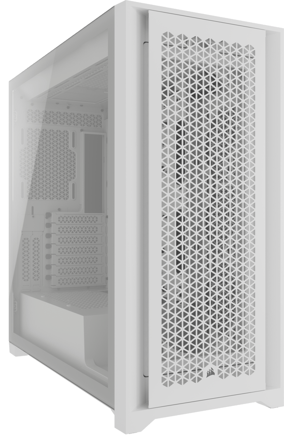 Corsair 5000D Core Airflow Mid-Tower White, Tempered Glass, ATX - Vit