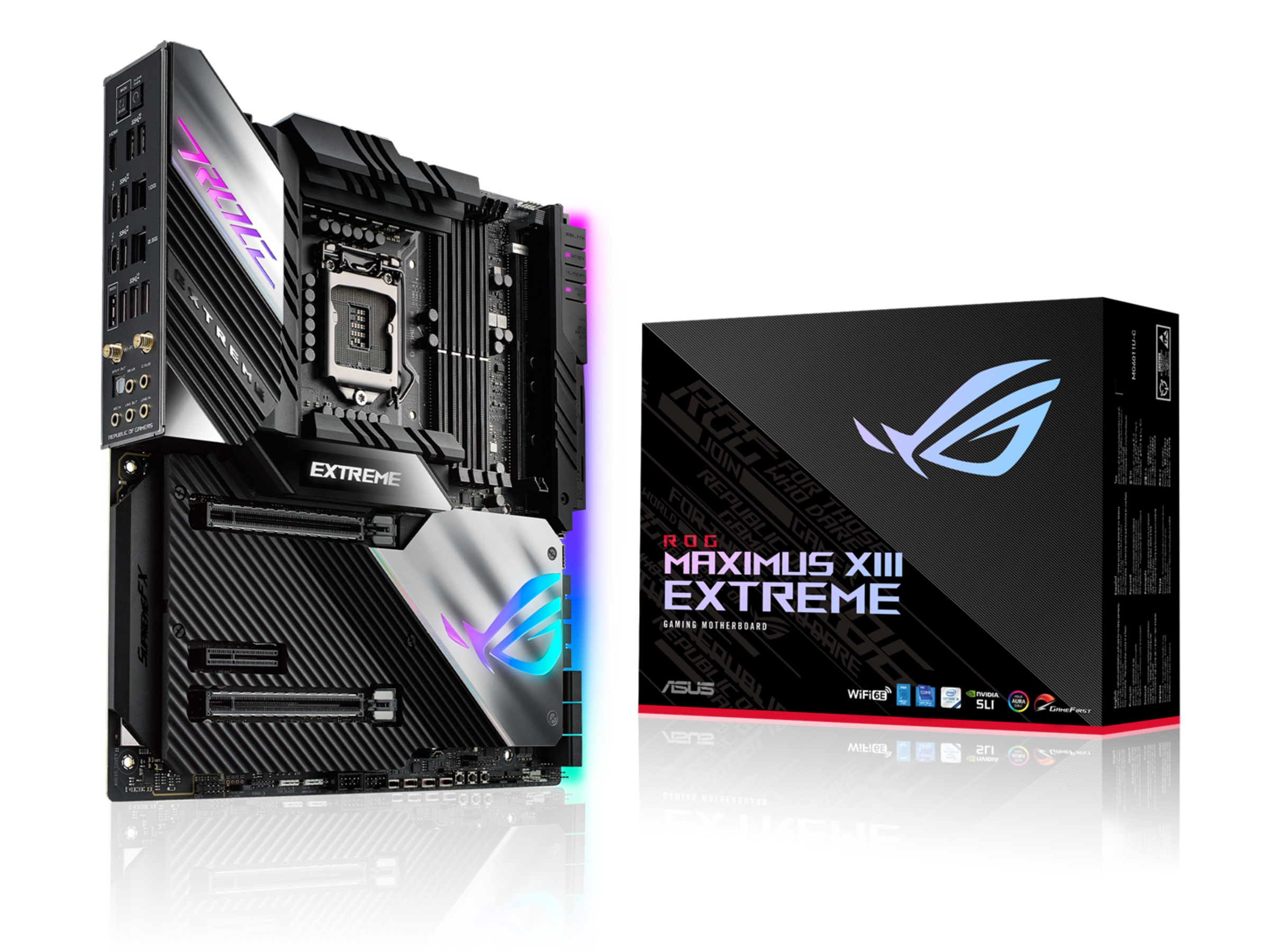 Asus ROG MAXIMUS XIII EXTREME, Intel LGA1200, Z590, 2xPCI Express, EATX ...