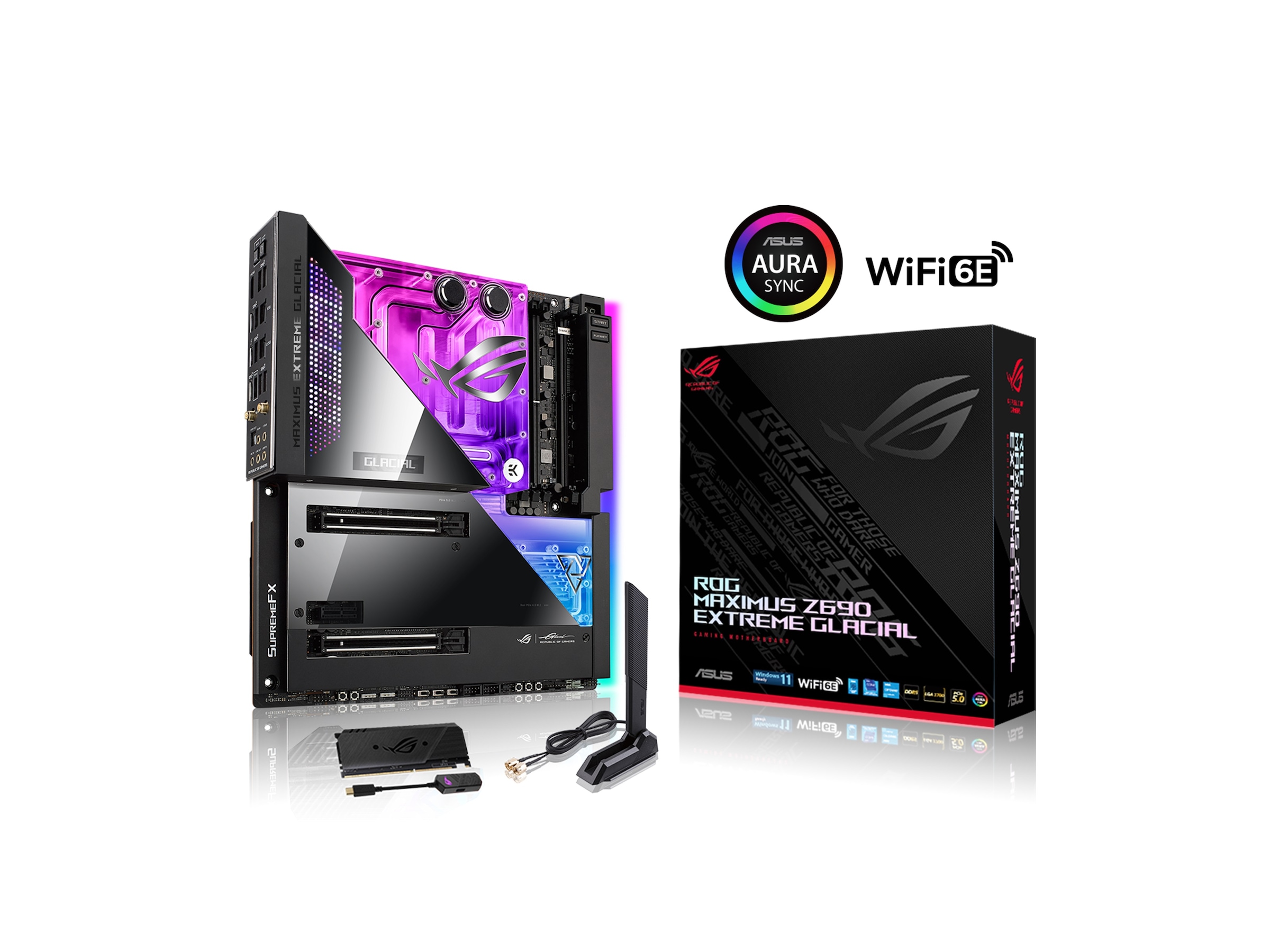 Asus ROG MAXIMUS Z690 EXTREME GLACIAL, Intel LGA1700, 2xPCI Express ...