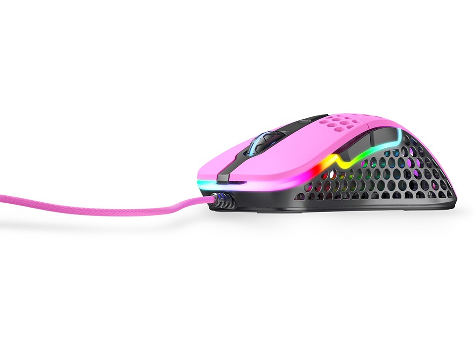 Xtrfy M4 RGB, Ultra-Light Gaming Mouse - Pink